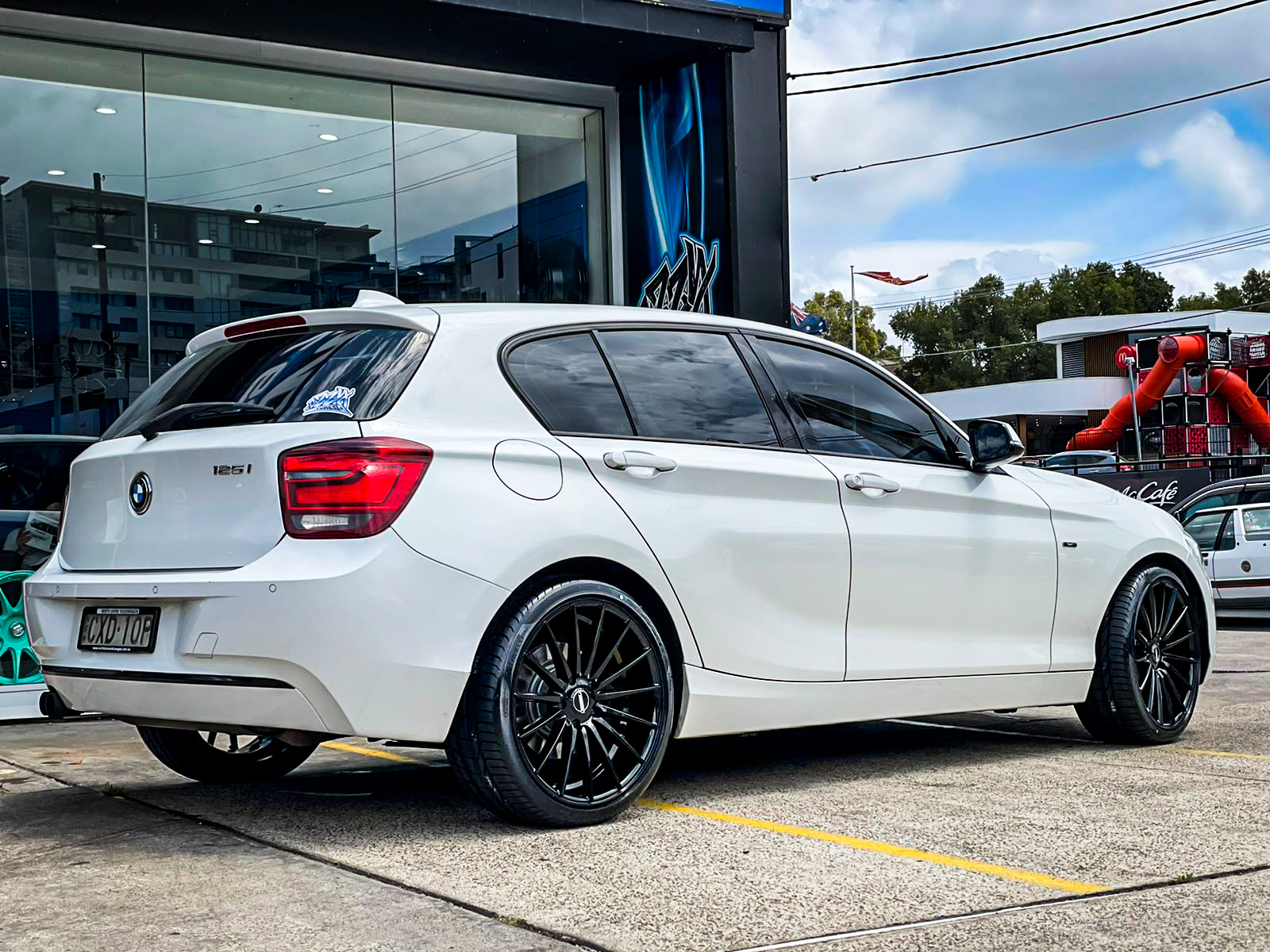 bmw 1 series hussla berlin gloss black wheel #4909