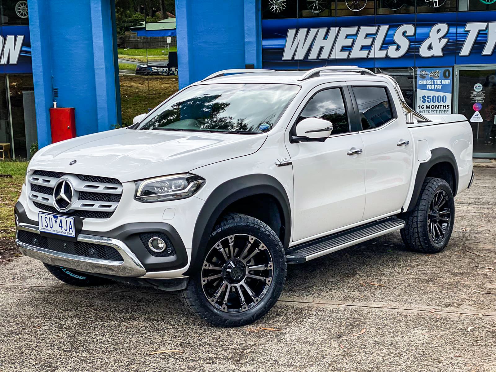 MERCEDES-BENZ X-CLASS HUSSLA AMBUSH GLOSS BLACK DARK TINT FACE #4993
