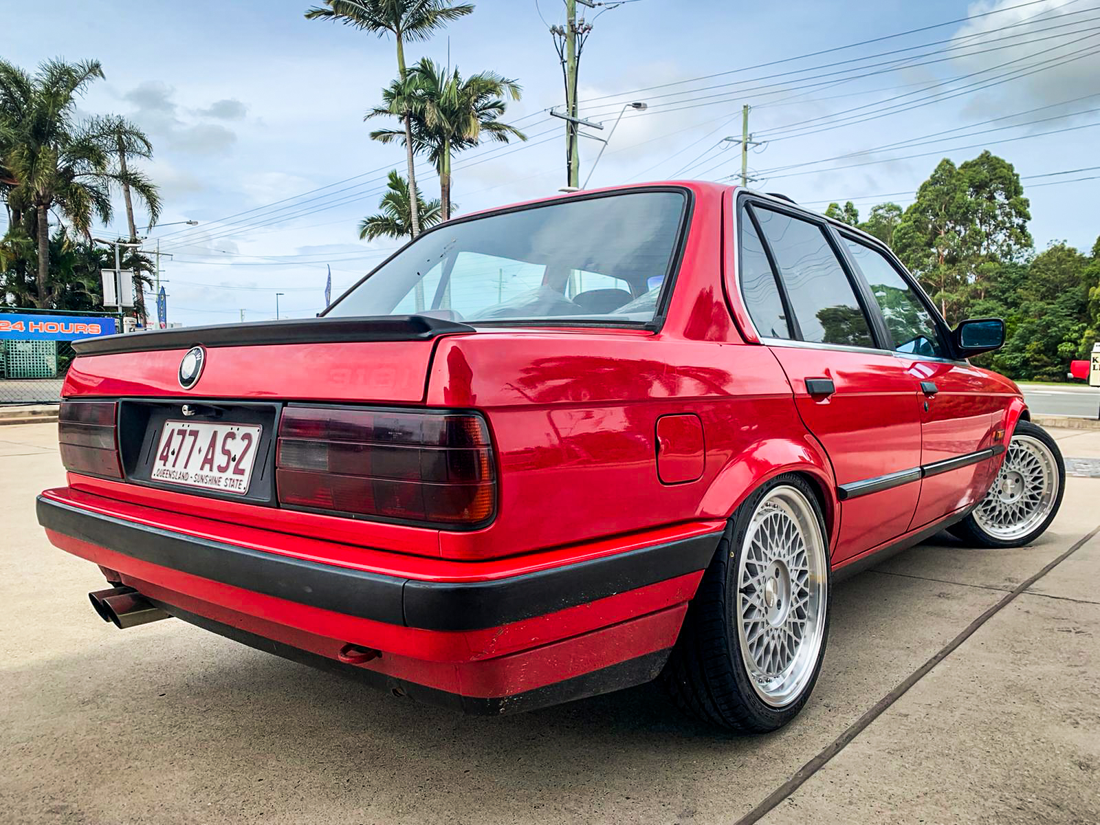 Bmw m3 avant garde m220 silver machined lip #5048