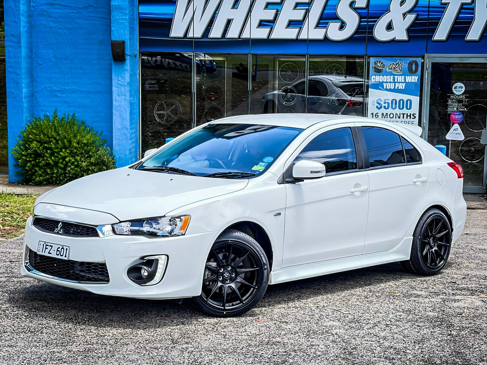 MITSUBISHI LANCER HUSSLA 027 MATTE BLACK #5174