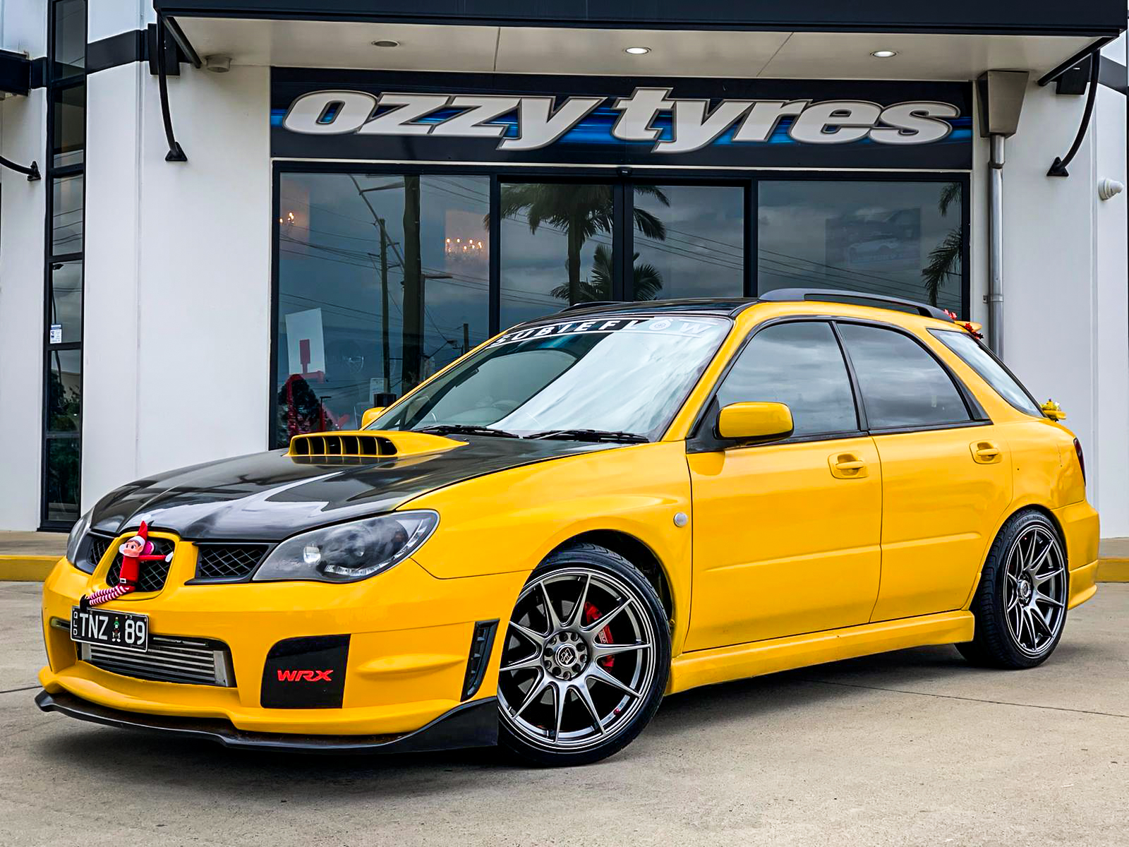 SUBARU WRX HUSSLA 027 CHROMIUM Wheel #5188