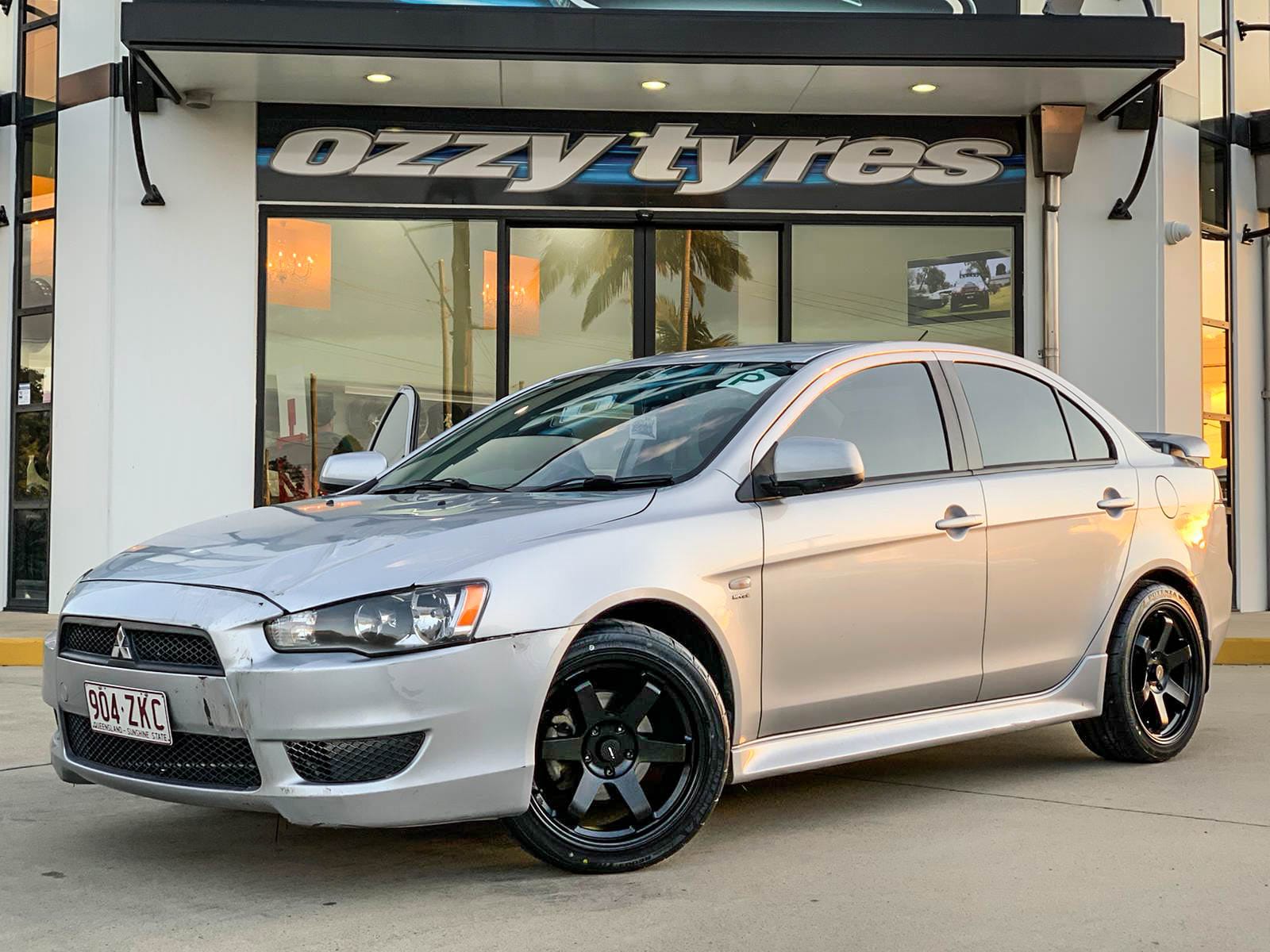 MITSUBISHI LANCER AVID AV-06 MATTE BLACK #543