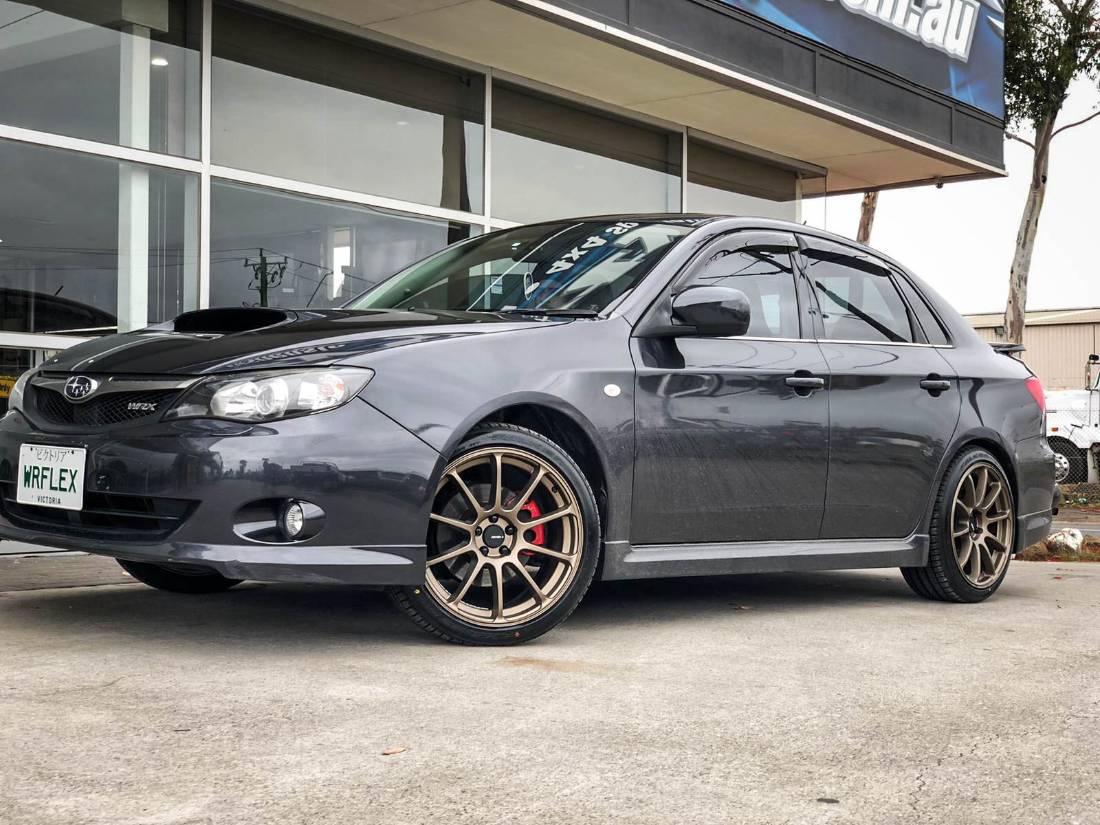 Subaru wrx avid av-27 matte bronze #579