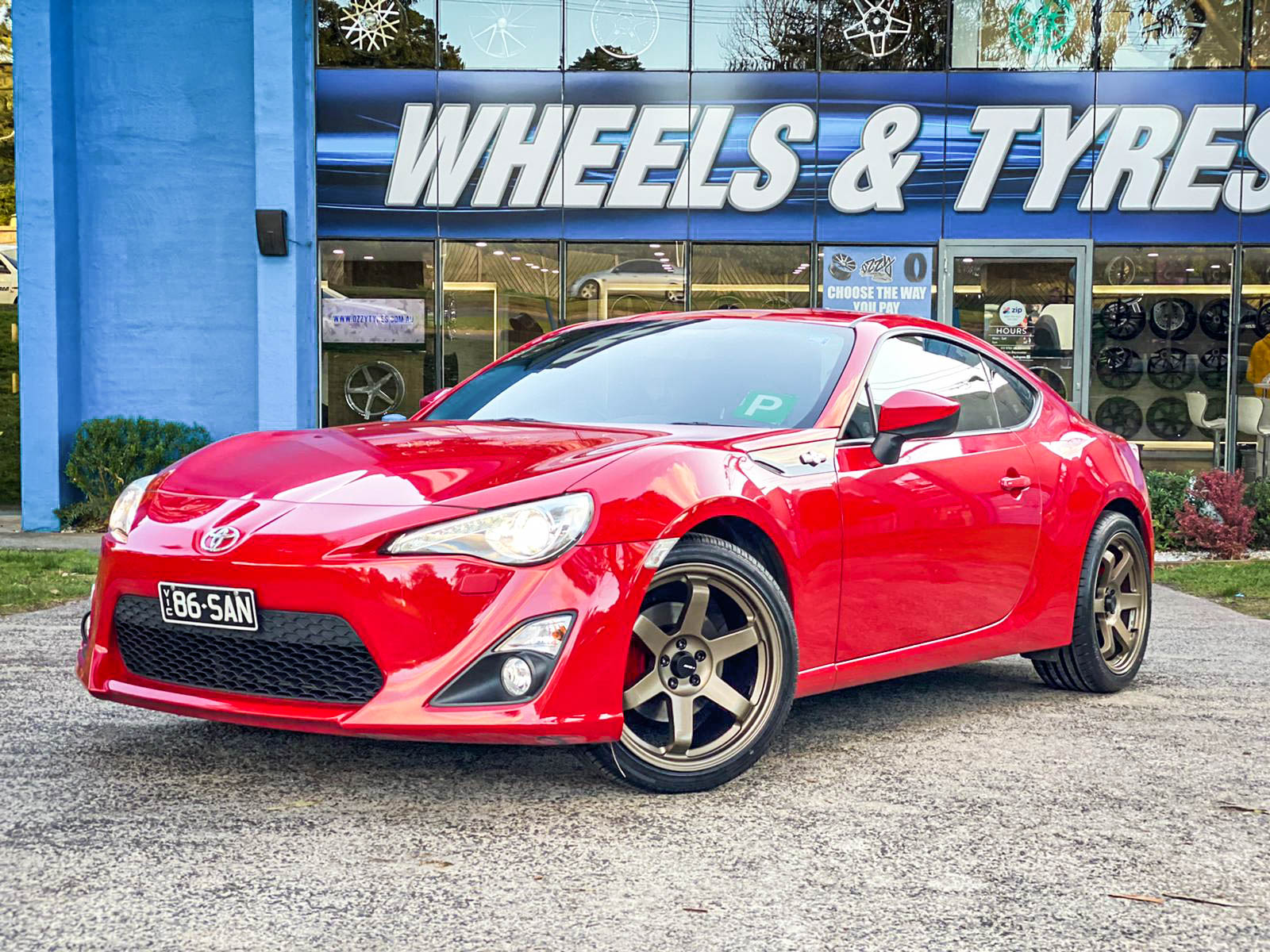 TOYOTA 86 AVID AV-06 MATTE BRONZE #589