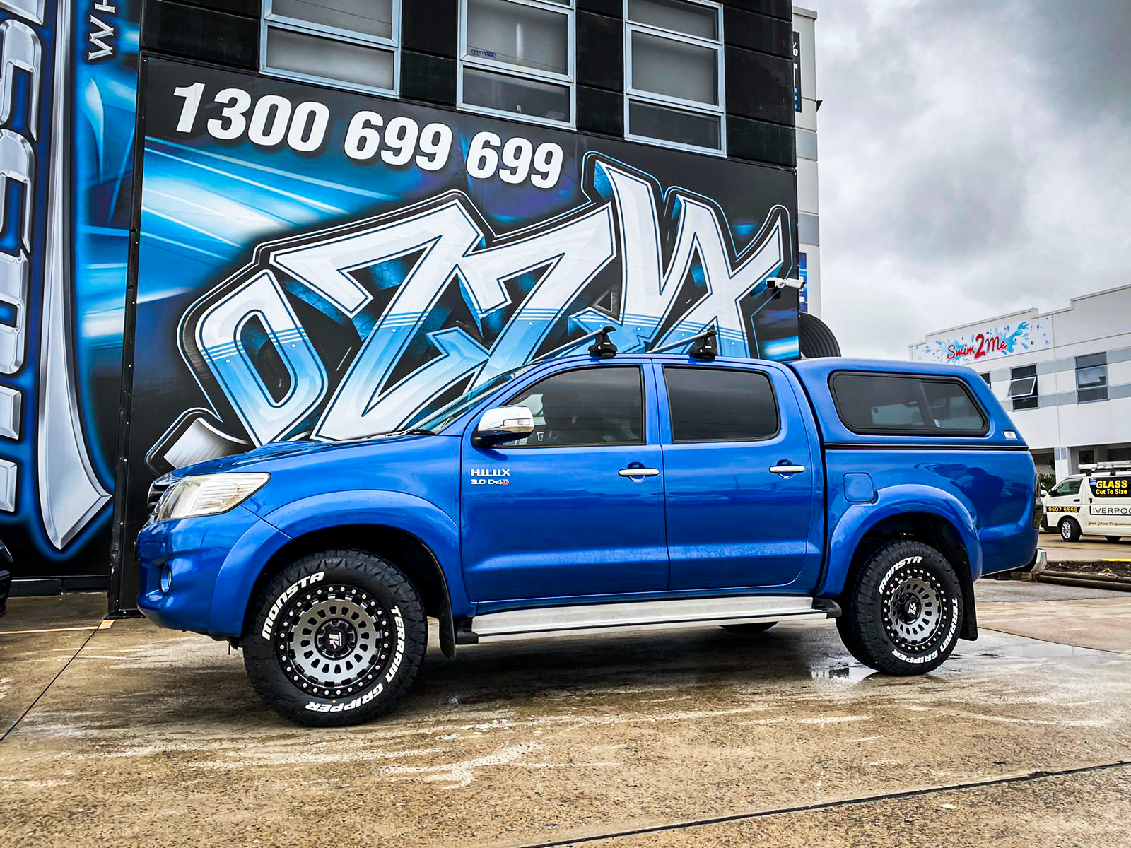 TOYOTA HILUX HUSSLA STRIKEFORCE MATTE GREY Wheel #5986