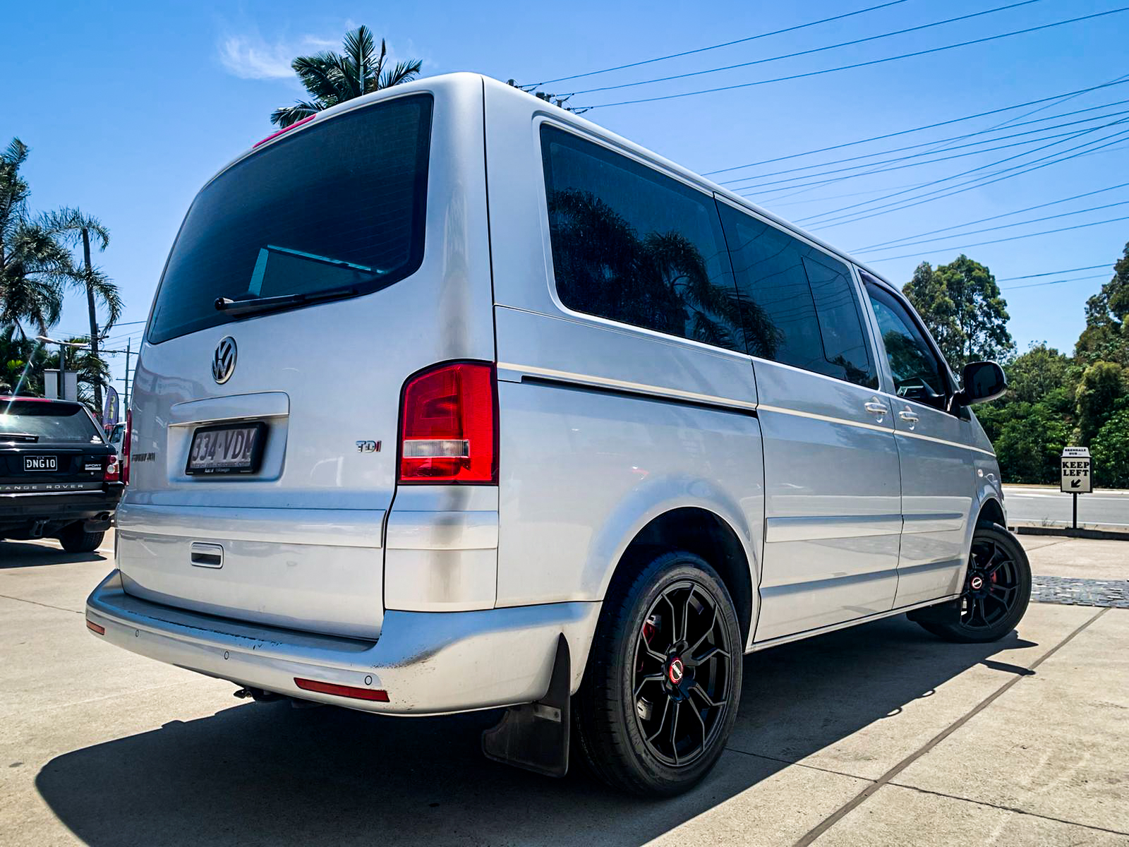 volkswagen multivan hussla royalty matte black wheel #5997