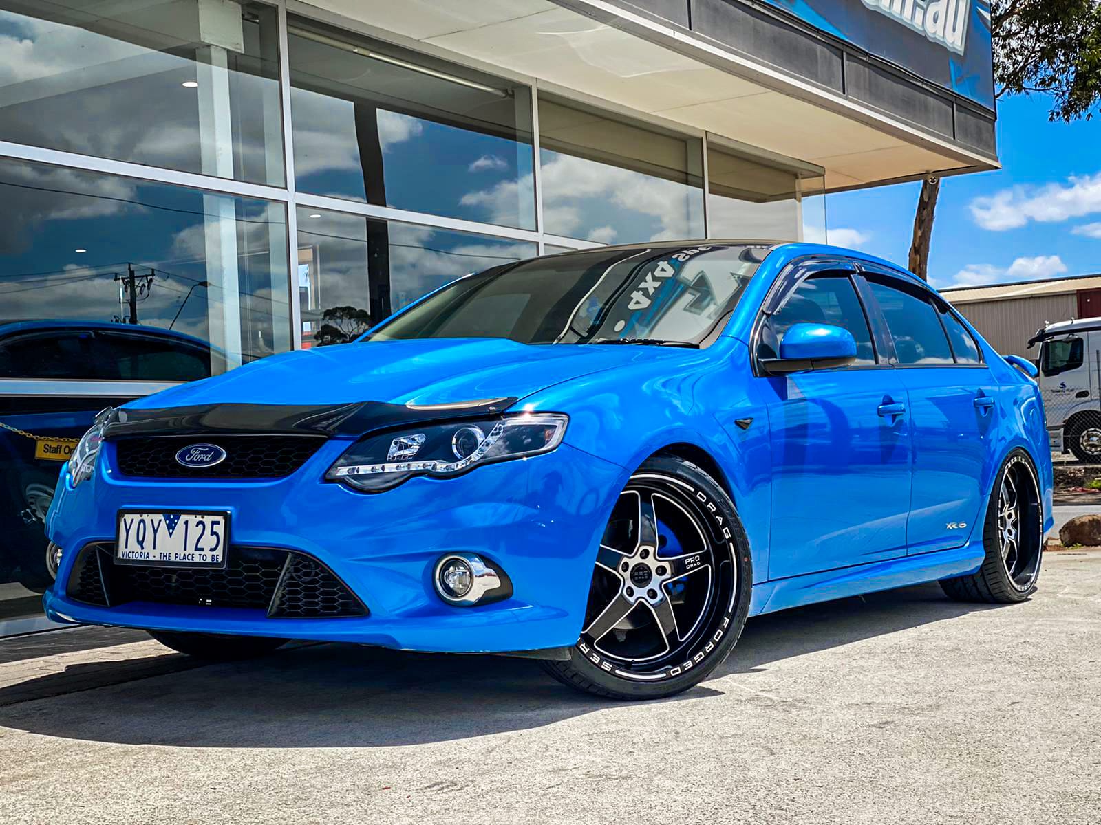 ford falcon pro drag pd1 bb black lip wheel #6033