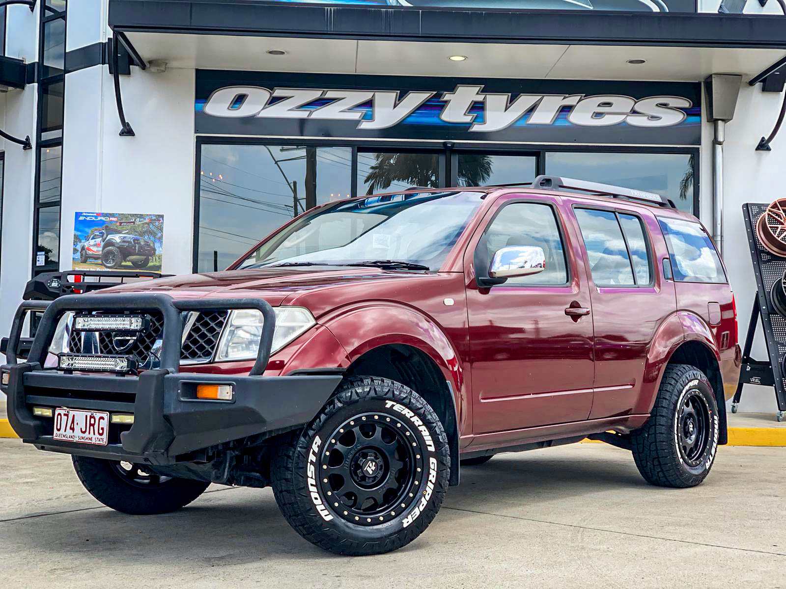 NISSAN PATHFINDER HUSSLA RAPTOR MATTE BLACK Wheel #6441