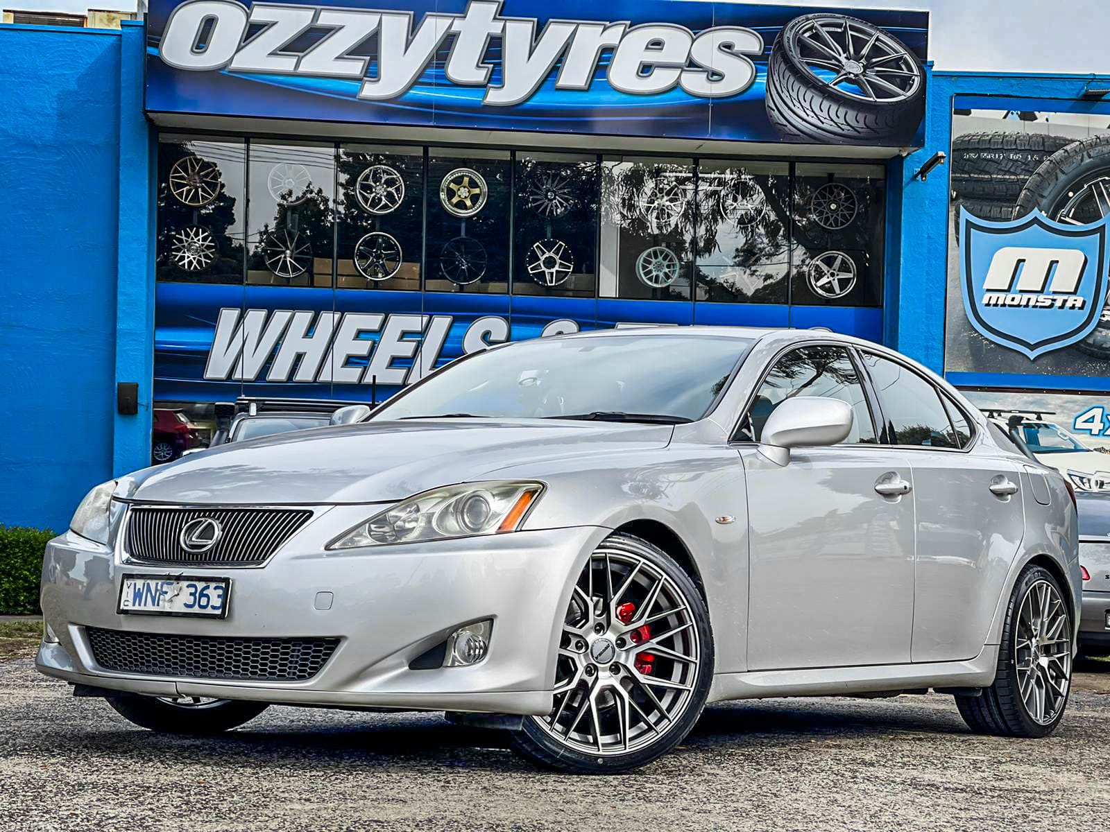 lexus is hussla lit hyper black wheel #6567