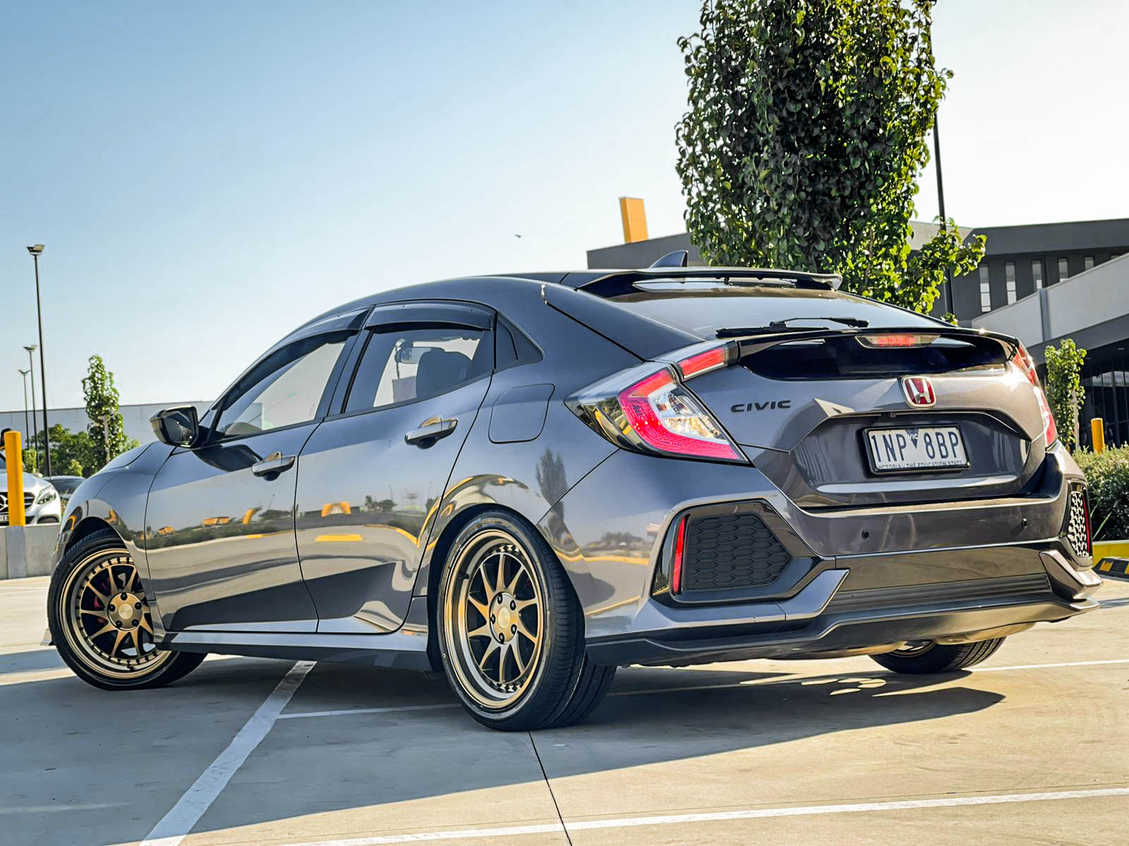 honda civic avid av-56 matte bronze wheel #6600