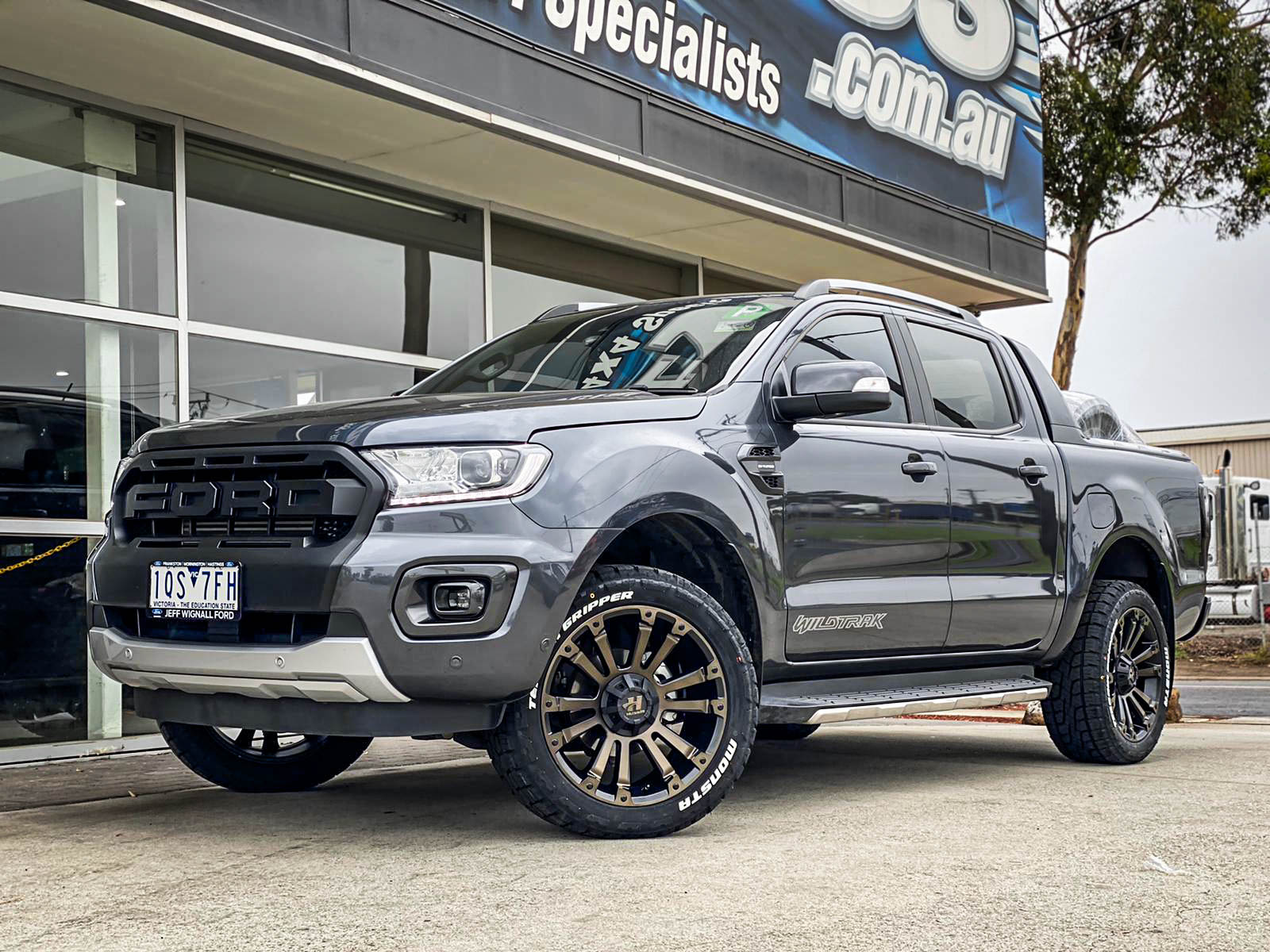 FORD RANGER HUSSLA AMBUSH BRONZE TINT FACE Wheel #6694