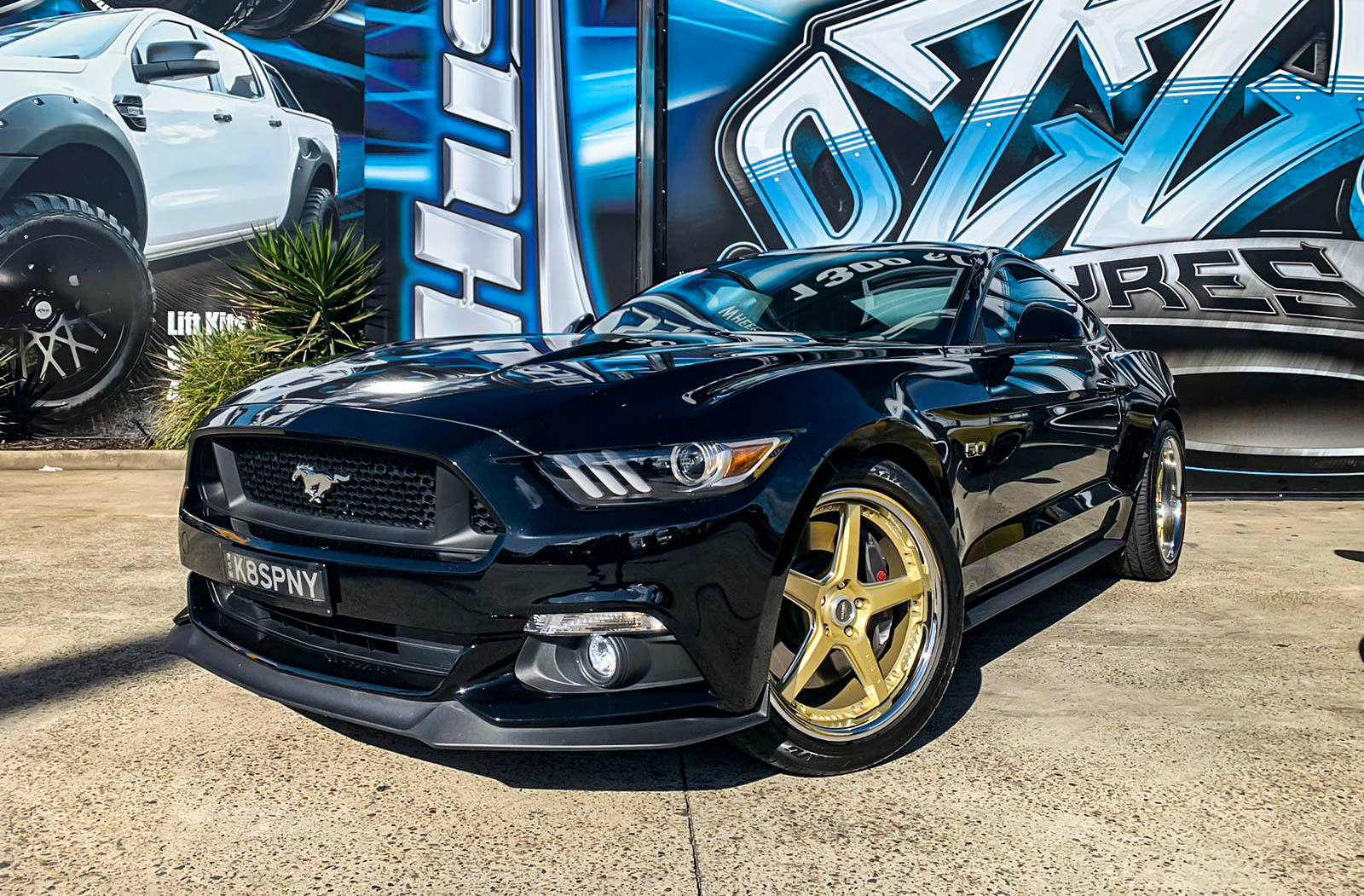 FORD MUSTANG VERTINI DRIFT GOLD CHROME LIP #67