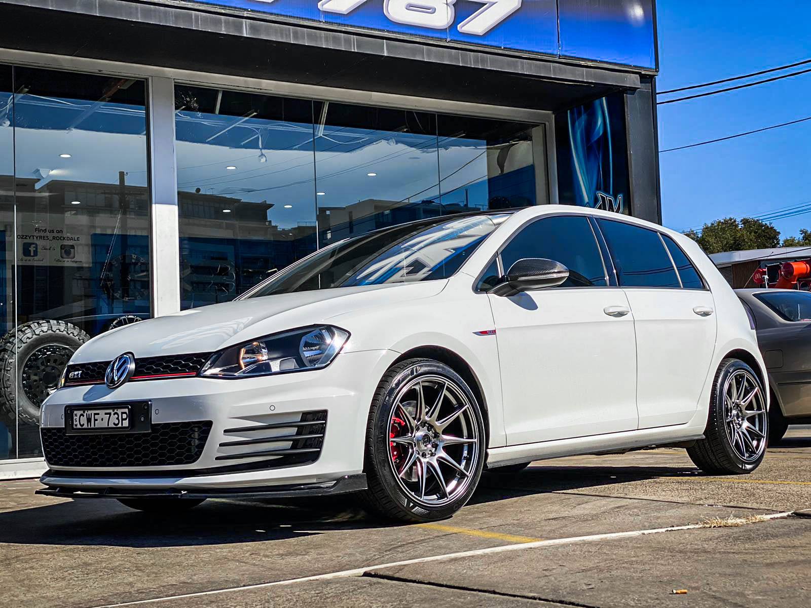 VOLKSWAGEN GOLF GTI HUSSLA 027 CHROMIUM Wheel #6808