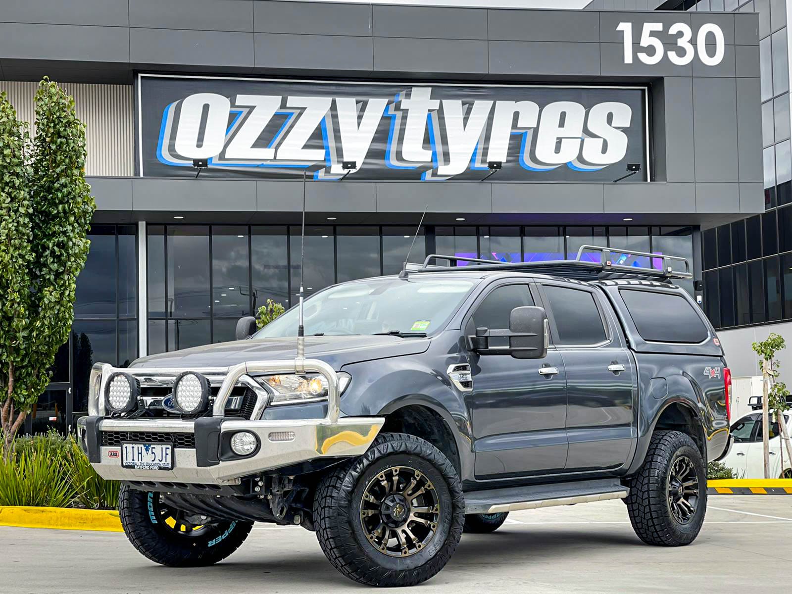 FORD RANGER HUSSLA AMBUSH BRONZE TINT FACE Wheel #6837