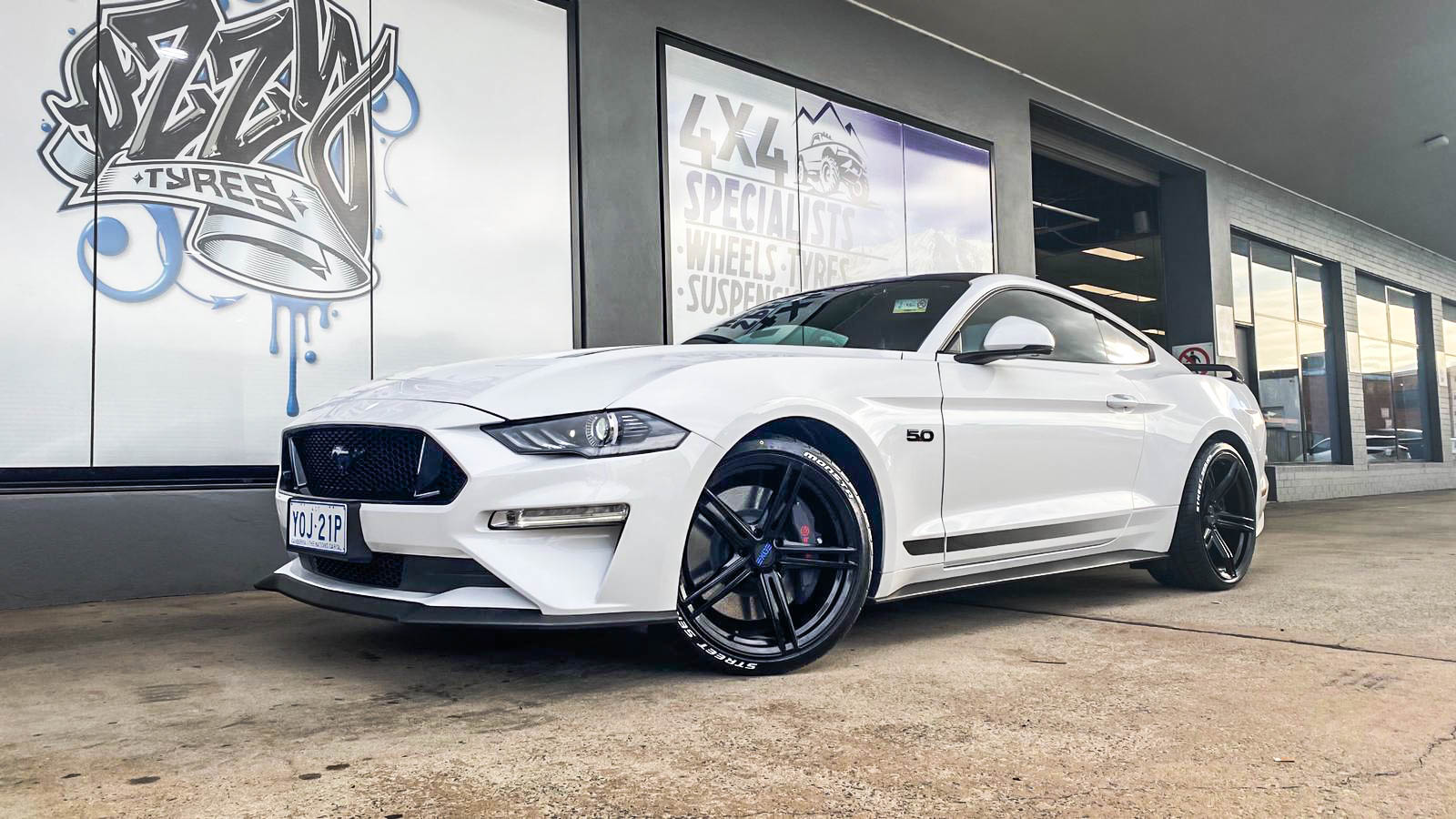 Ford mustang xo xf2 gloss black #70