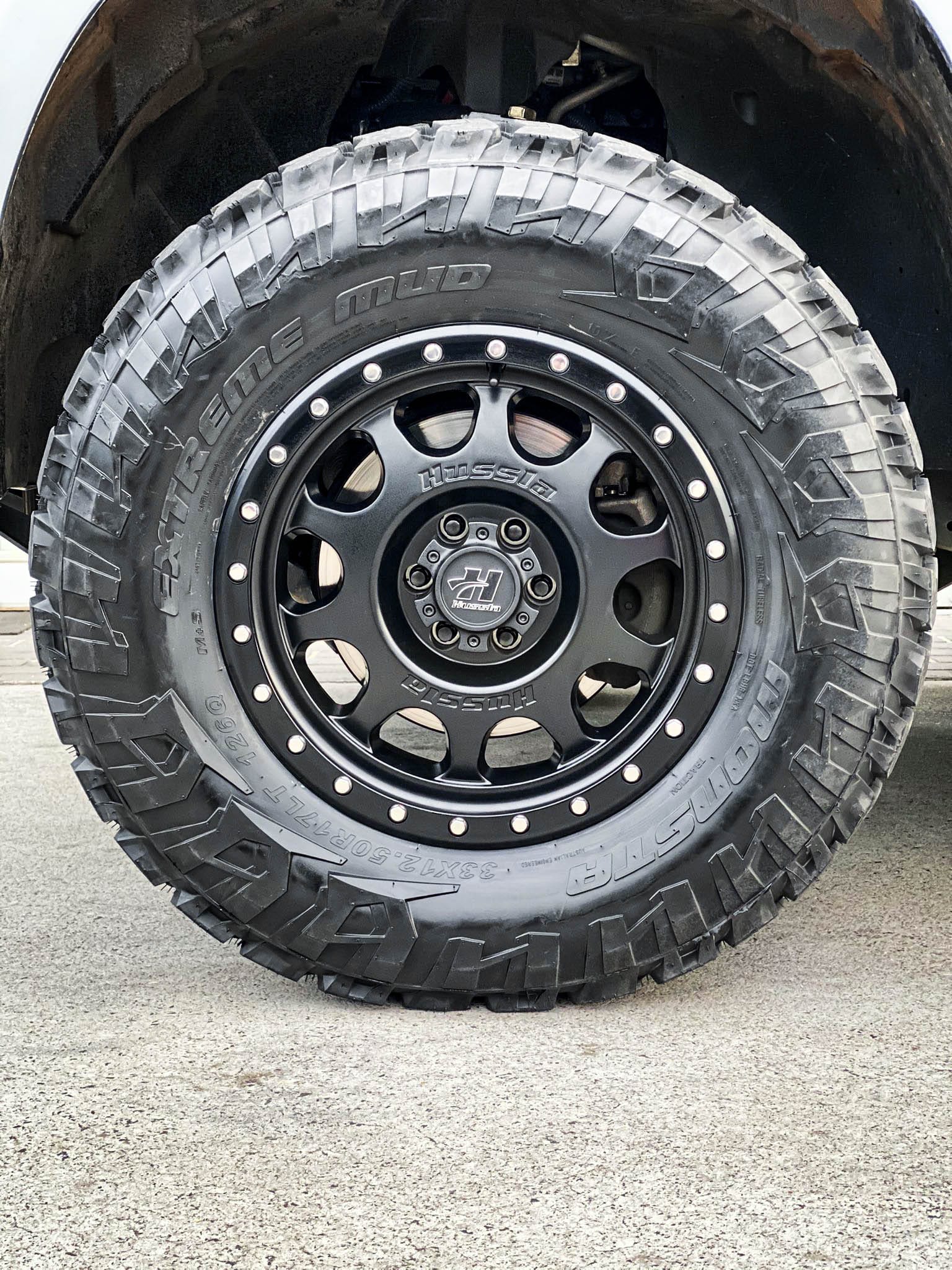 mercedes-benz x-class hussla raptor matte black wheel #7385