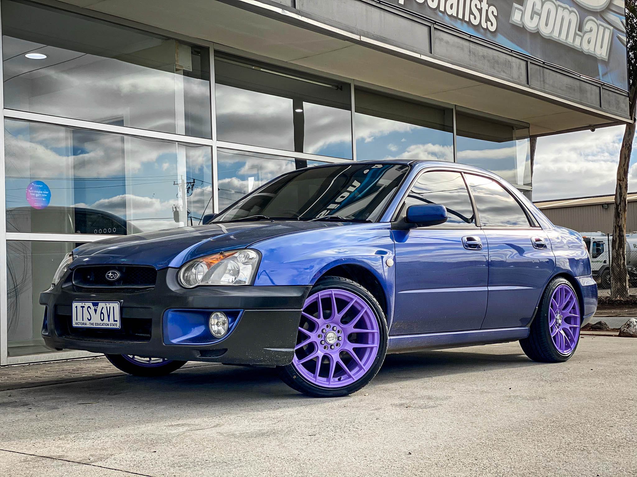 SUBARU IMPREZA HUSSLA 030 PASTEL PURPLE Wheel #7410