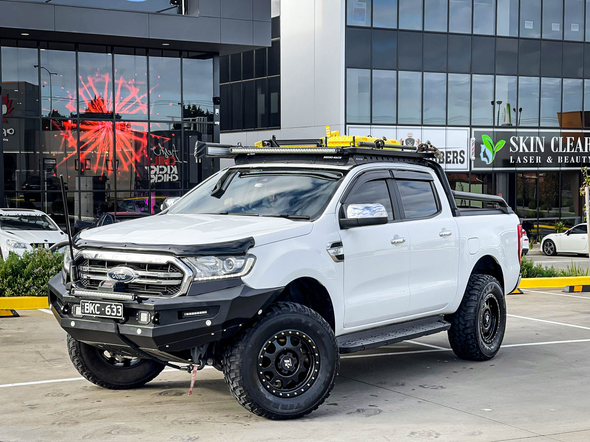 FORD RANGER HUSSLA RAPTOR MATTE BLACK Wheel #7466