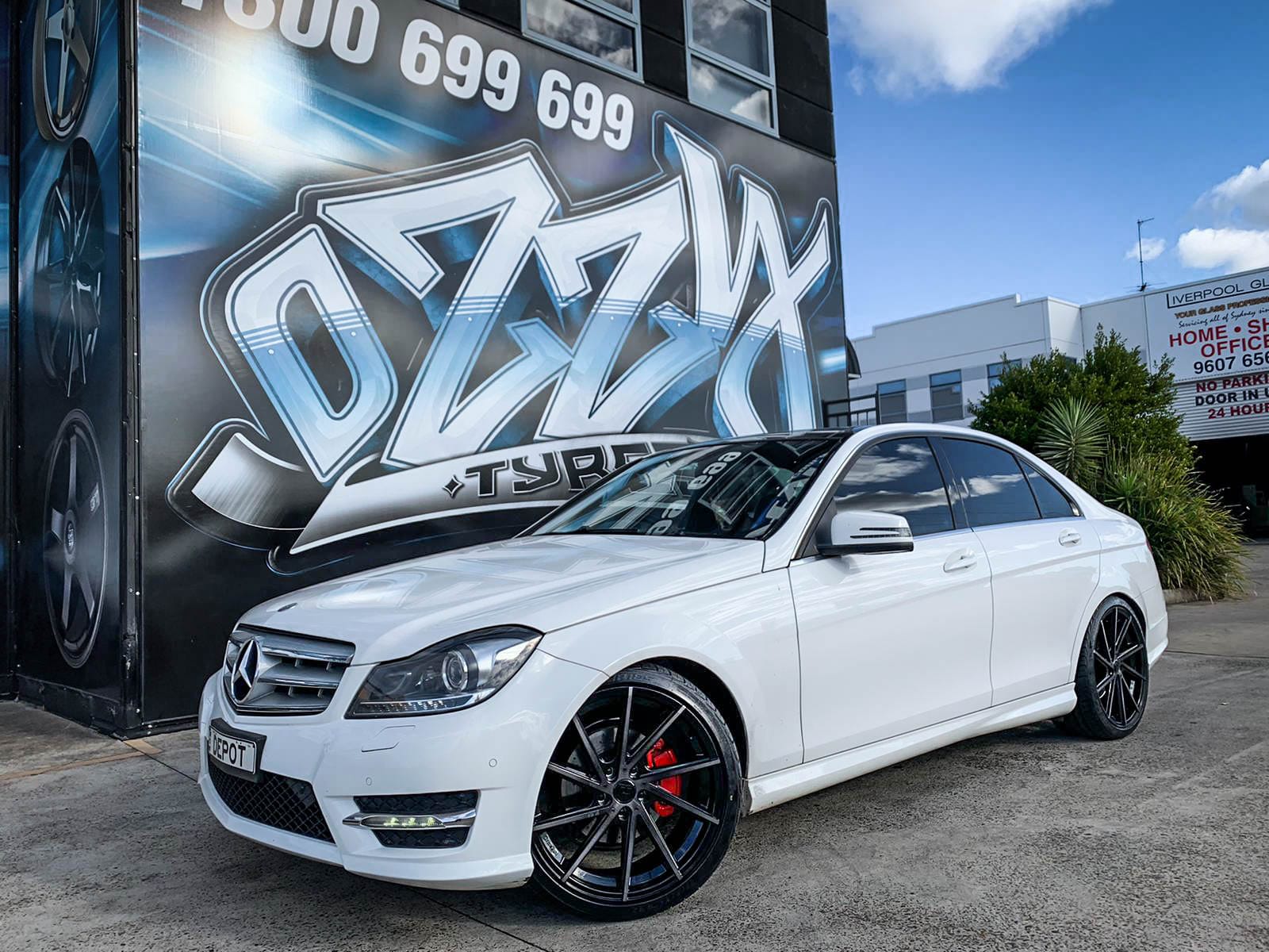 Mercedes-benz c-class hussla alz dark tint #784