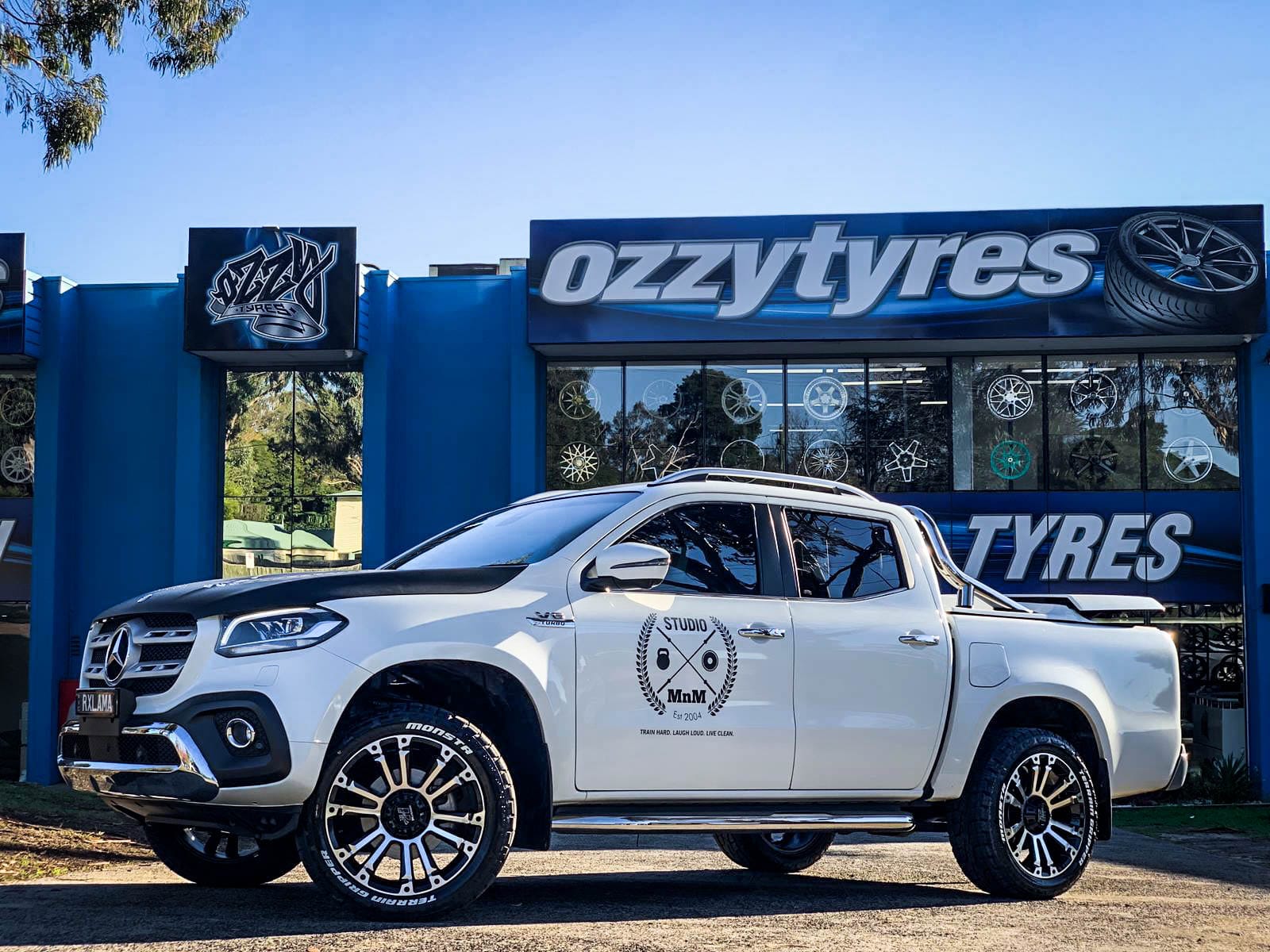 Mercedes-benz x-class hussla ambush machined face #785