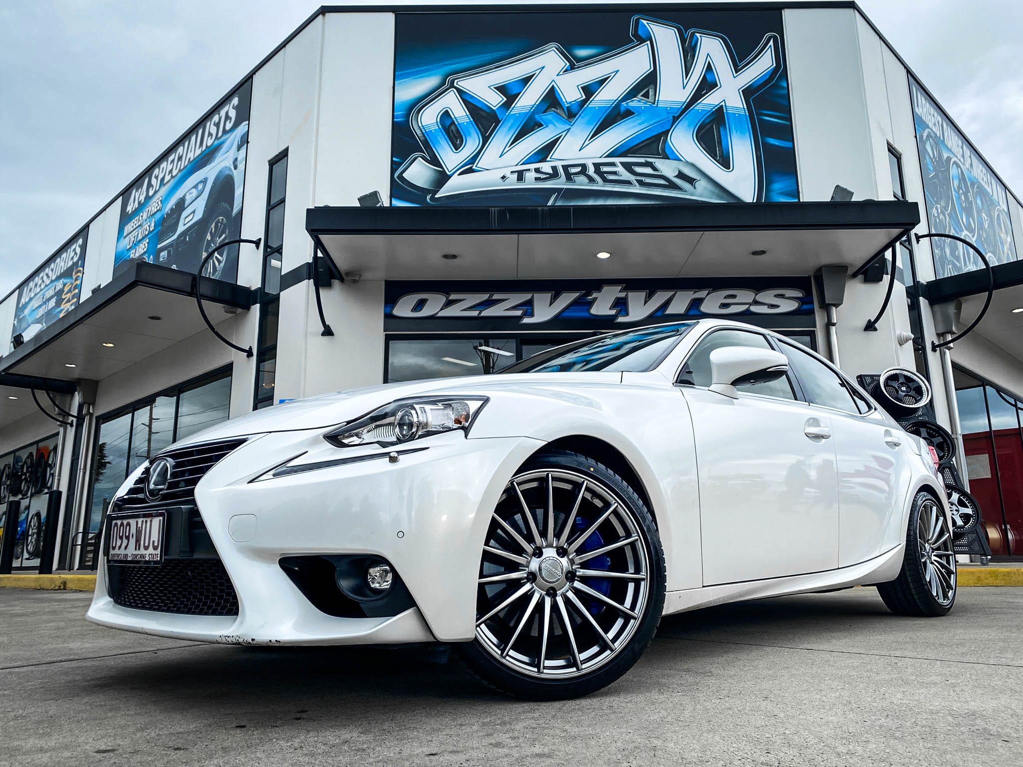lexus is hussla berlin hyper black wheel #8690