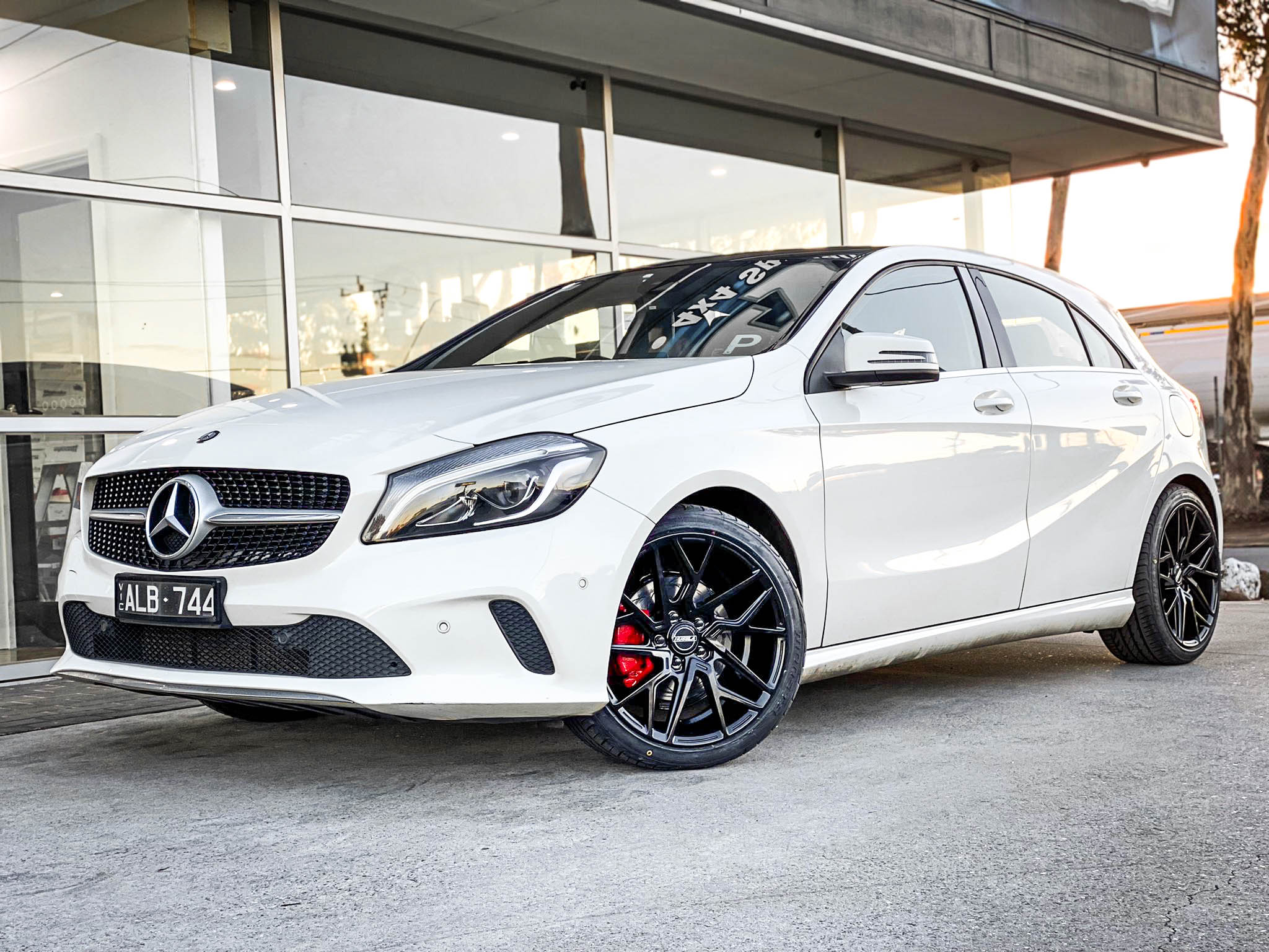 mercedes-benz a-class hussla jacques gloss black wheel #8750
