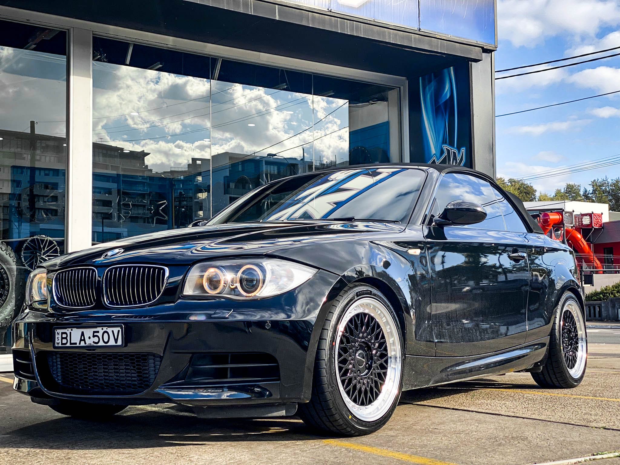 BMW 1 SERIES AVANT GARDE M220 GLOSS BLACK MACHINED LIP Wheel #8758