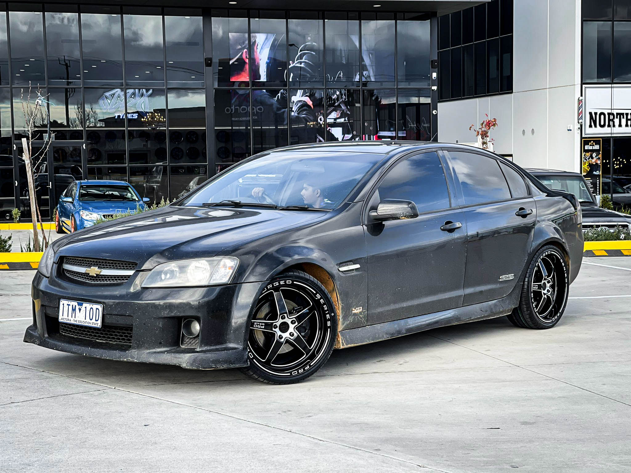 HOLDEN COMMODORE PRO DRAG PD1 BLACK LIP Wheel #8827