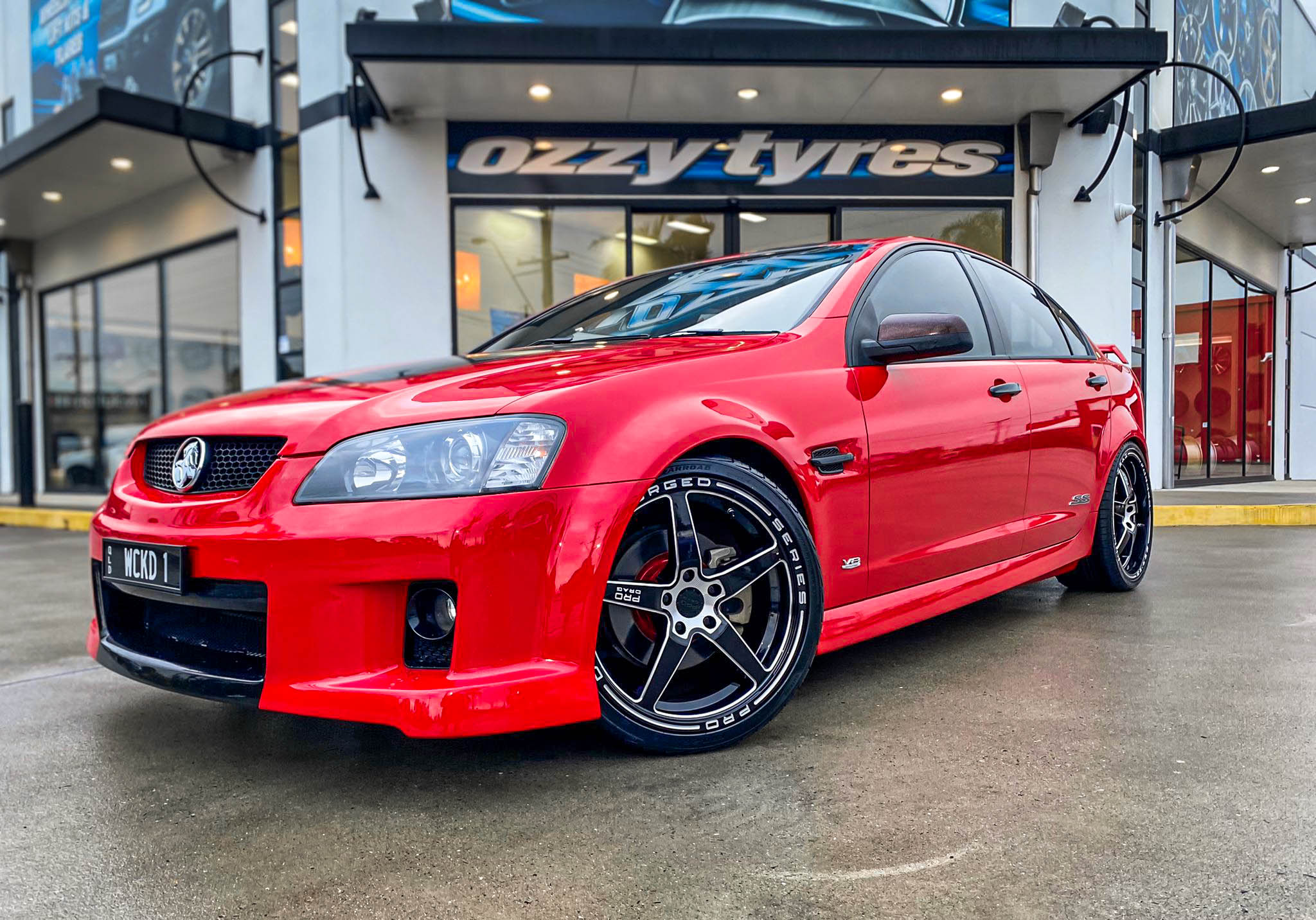 HOLDEN COMMODORE PRO DRAG PD1 BLACK LIP Wheel #8828