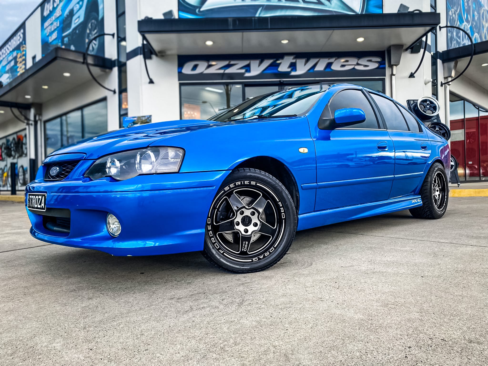 ford falcon pro drag pd1 black lip wheel #8959