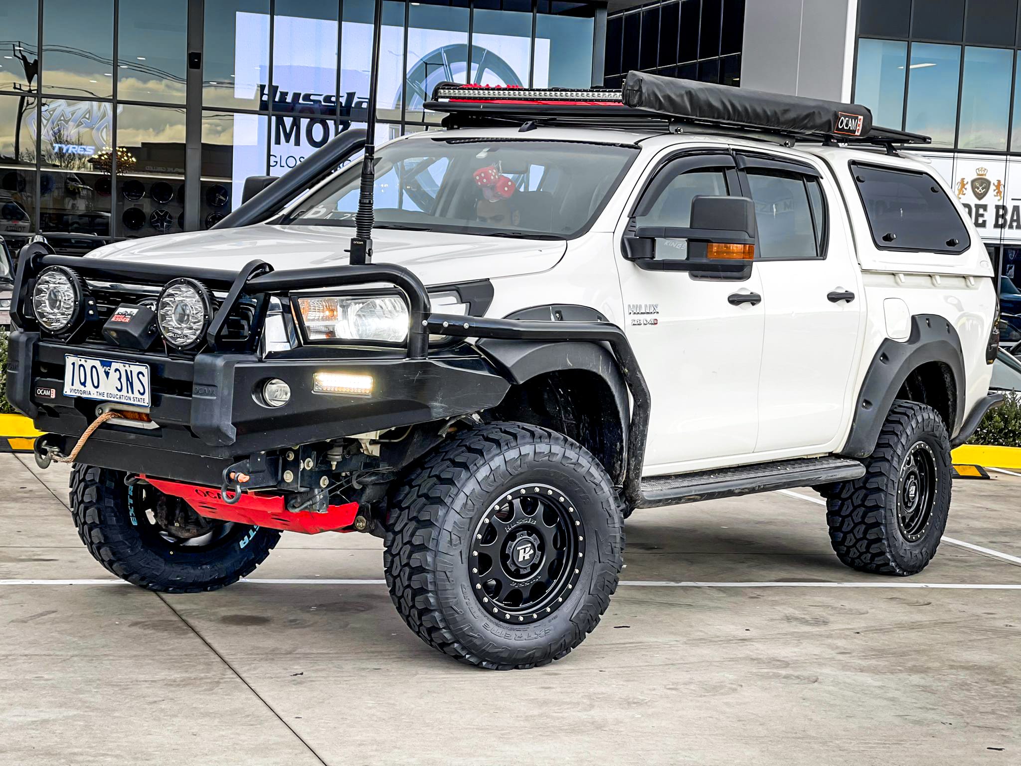 toyota hilux hussla raptor matte black wheel #9170