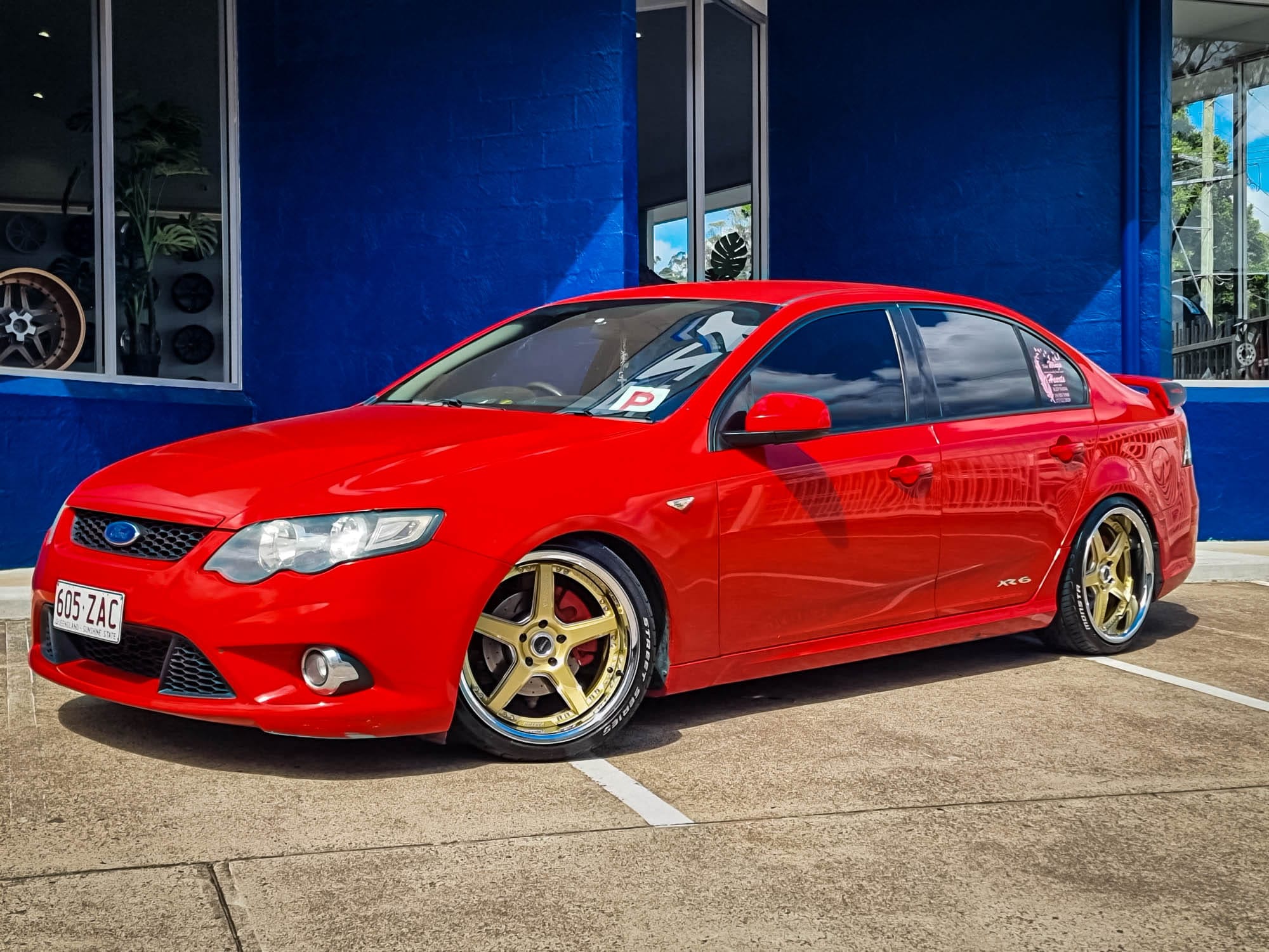 FORD FALCON VERTINI DRIFT GOLD CHROME LIP Wheel #9760