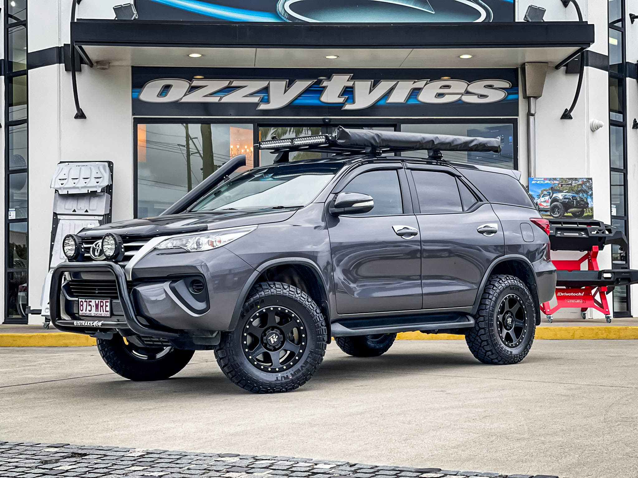 TOYOTA FORTUNER HUSSLA SPITFIRE MATTE BLACK Wheel 9879