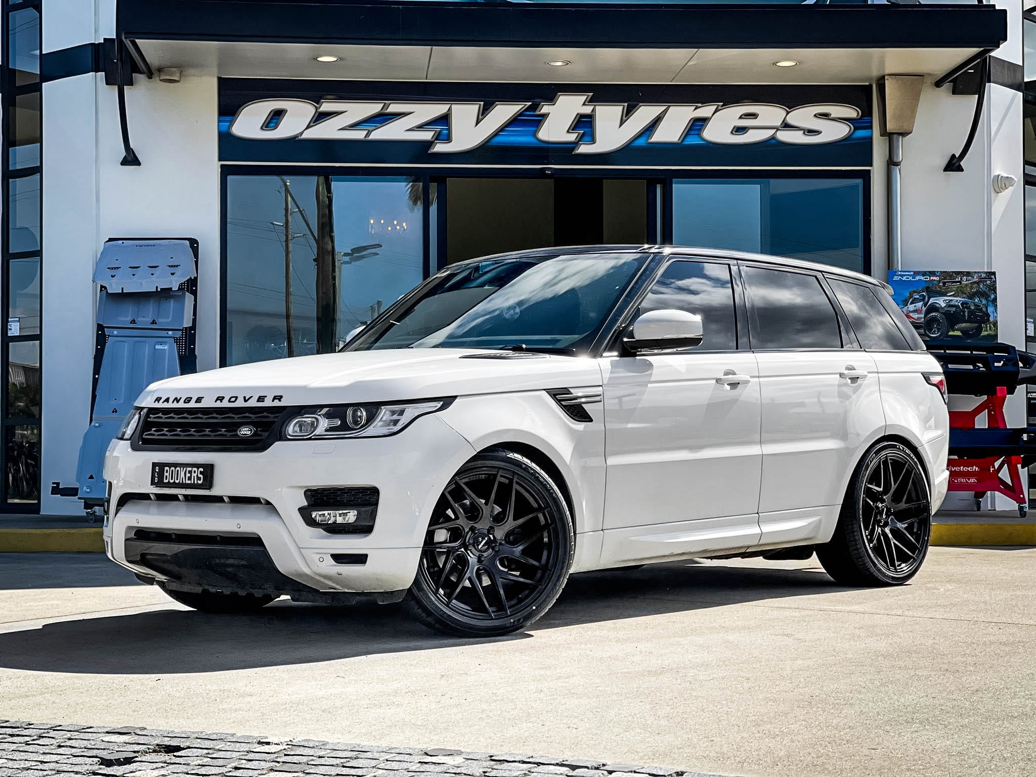 land rover range rover hussla savage gloss black wheel #9915